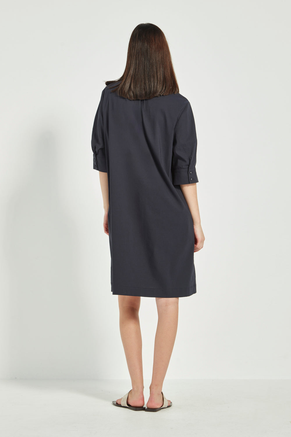 Acrobat Nori Dress - French Ink – VERGE