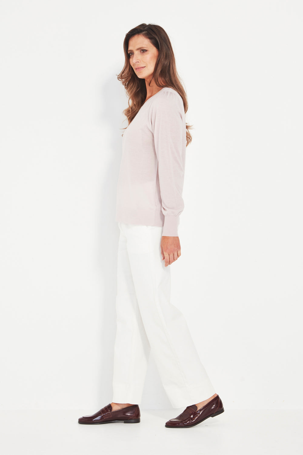 Bronte Sweater - Rose Quartz – VERGE